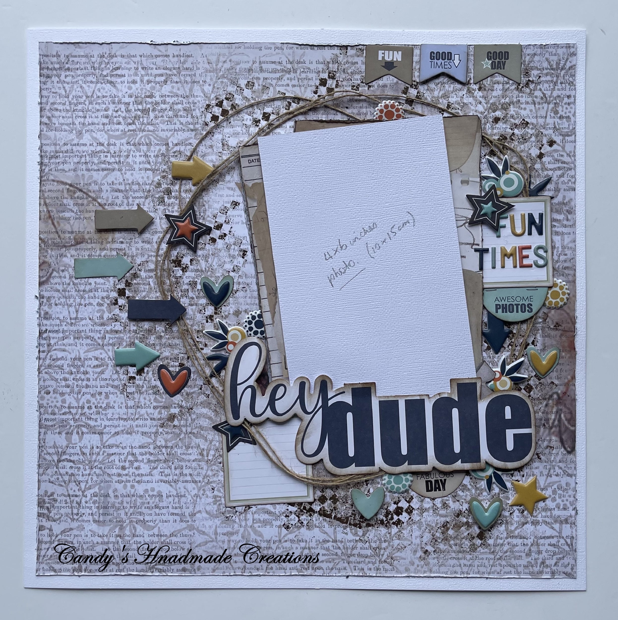 12x12 scrapbooking Uniquely Creative layout – Candy's Handmade Creations